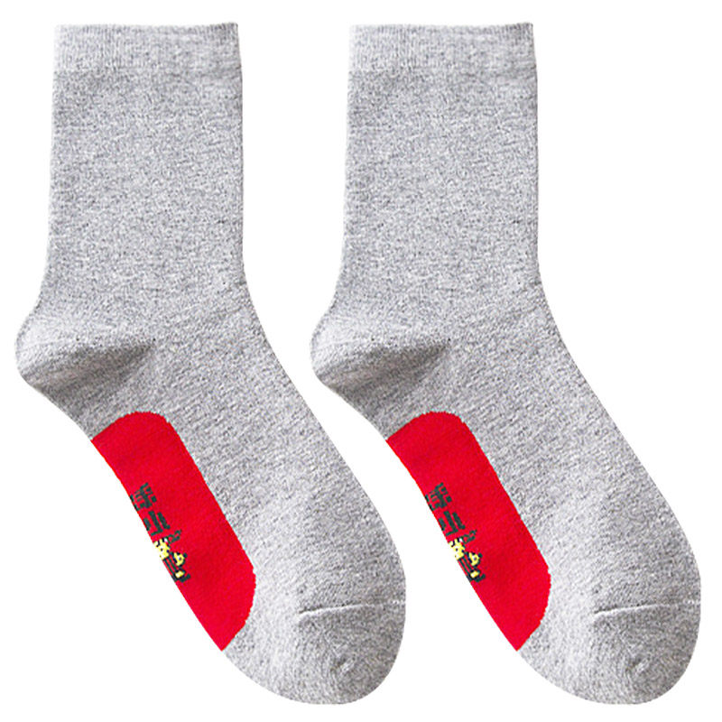 5 pairs of red socks men's destiny to step on the villain wedding red ...