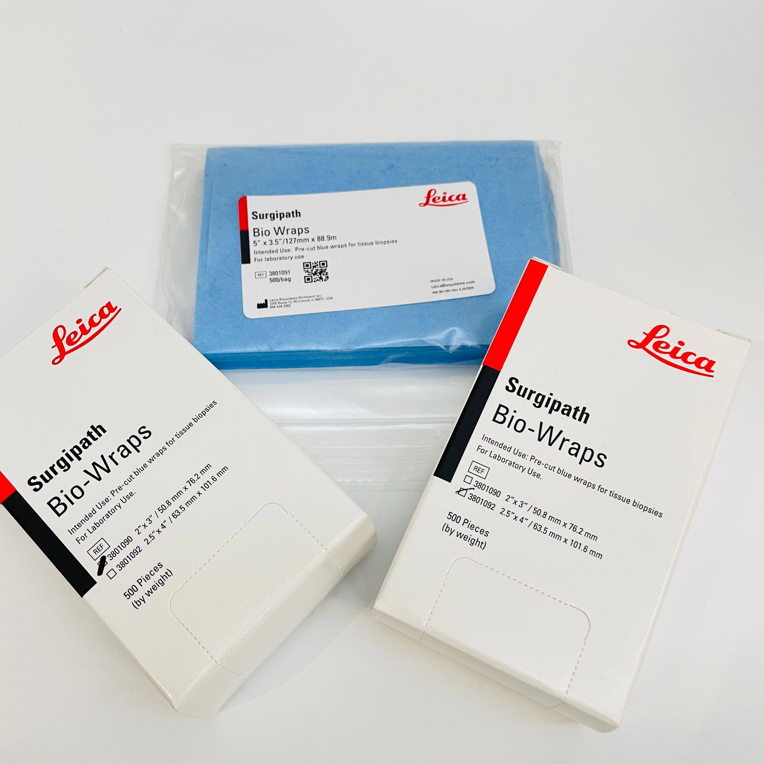 进口Leica徕卡蓝色包埋纸病理胃镜标本小组织脱水滤纸Bio-Wraps