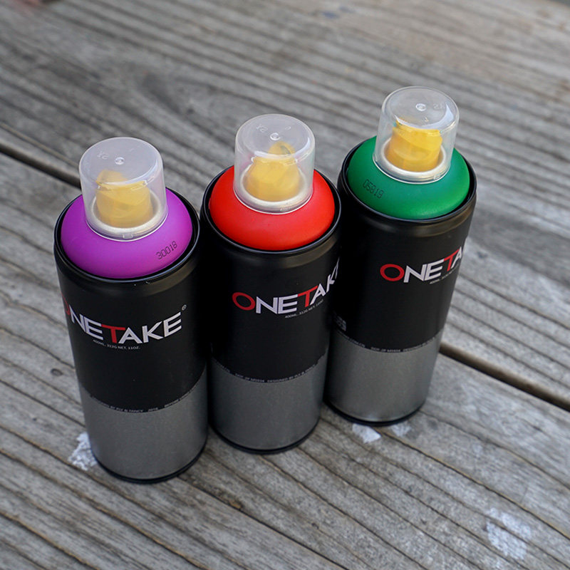 onetake professional graffiti art spray painting capacity 400ml 132 ...
