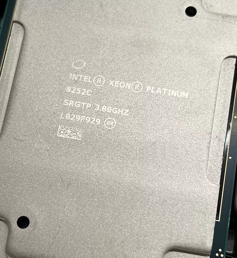 Intel XEON 8252C处理器 12核24线全核3.8GHz LGA 3647接口 散装全新CPU