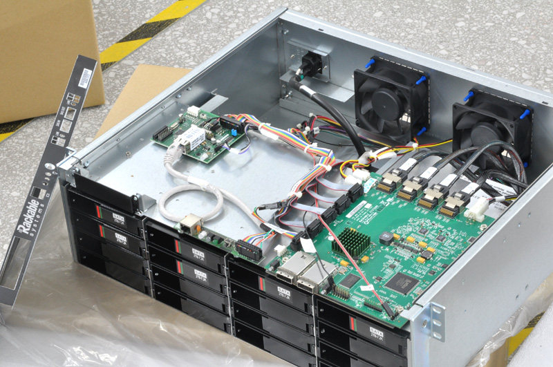 Original American 3U 16-bay SAS JBOD array cabinet storage cabinet ...