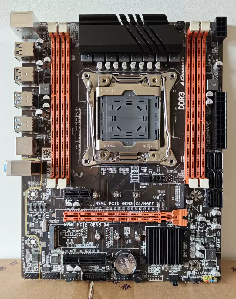 X99D3M4四通道主机板原生X99芯片双M.2NVME主机板千兆主机板支持128GB记忆体