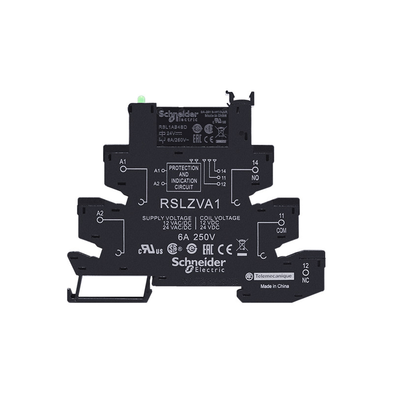 Schneider thin relay RSL1PVBU sheet interface type electromagnetic ...