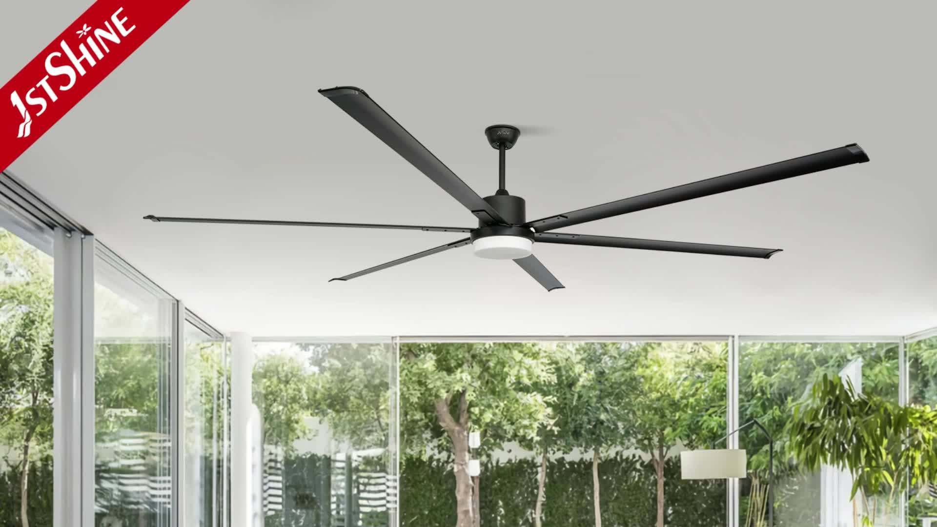 1stshine Ceiling Fan Industrial Space Large 100 Inches Big Airflow ...