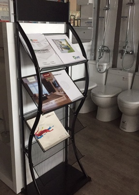 Floor Plan Single Page Exhibition Shelf Bookshelf Bulletin Board ...