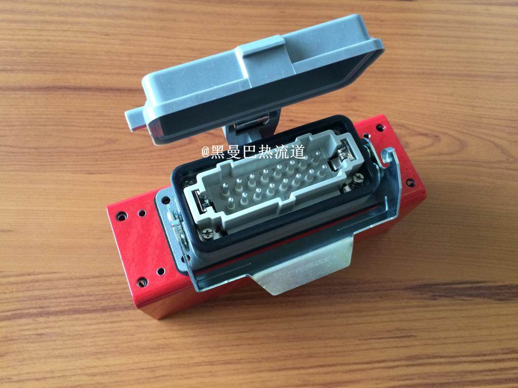 Heavy duty connector mold junction box HARTING YUDO Liu Dao DME 24-pin ...