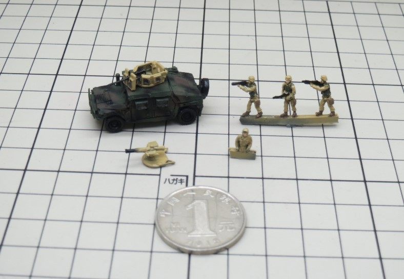 板件/成品 1/144 美國M1151 HMMWV/M1036 悍馬模型現貨