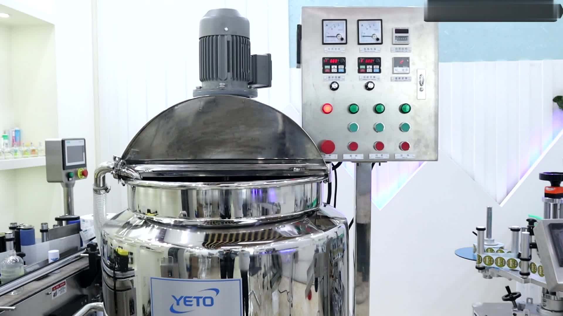 Yeto-stainless Steel Homogenizer Emulsion Machine Cosmetic Production ...