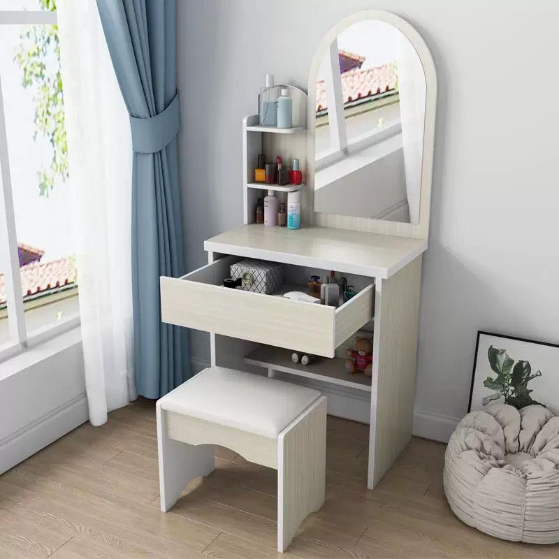 Buy Makeup table bedroom dresser European economy small mini makeup ...