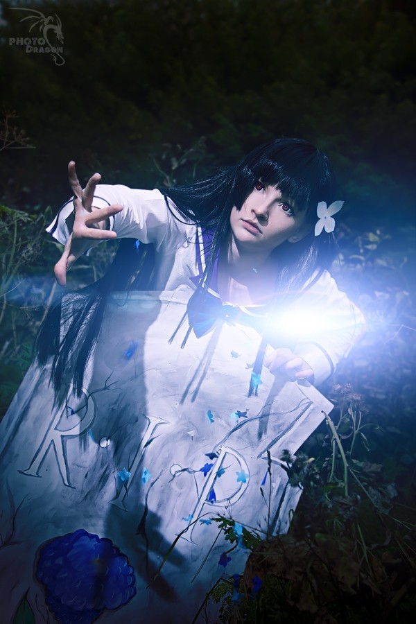 Sankarea Sanka Rea 1m Styled Black Straight Cosplay Party Wig_lucaille wig