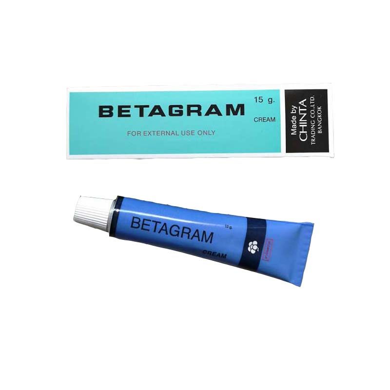 Thai original BETAGRAM CREAM skin cream infection ECZEMA allergy ...