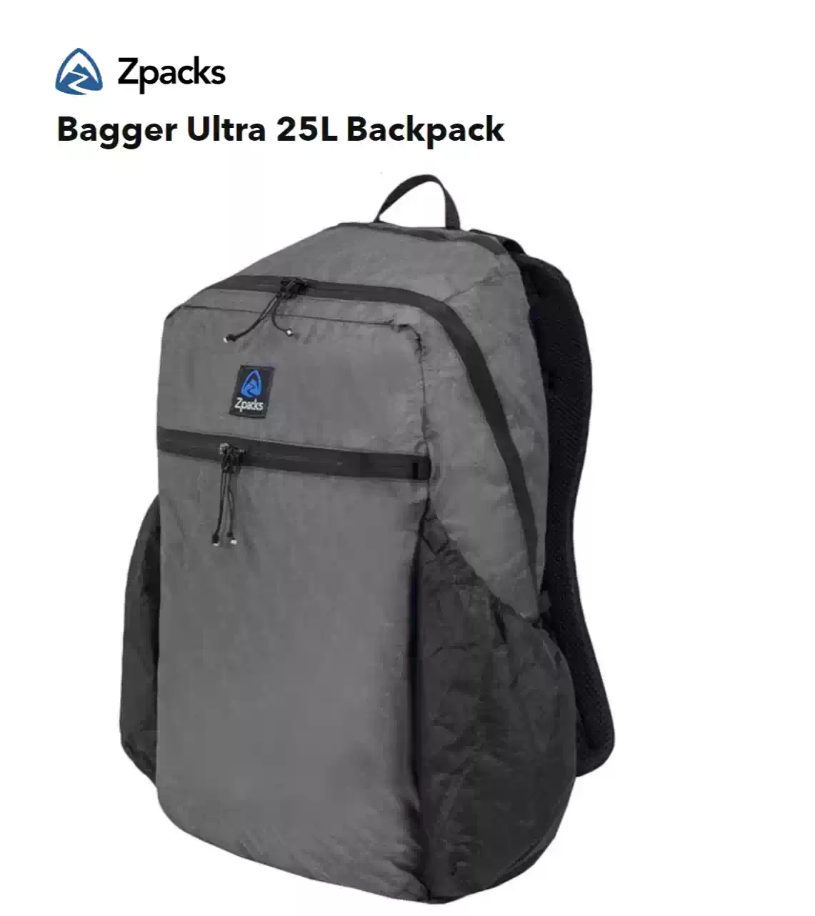 ZPACKS超轻登山揹包 25L户外粗苯双肩揹包 最轻298克旅行登山用