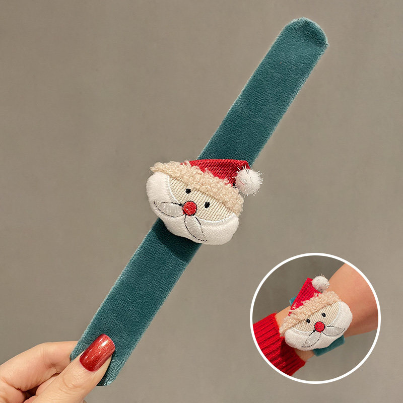 Christmas small gift plush old man snapping ring holiday dress up ...