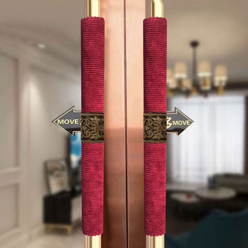 Glass door handle protective cover, cold-proof shop door handle cover ...