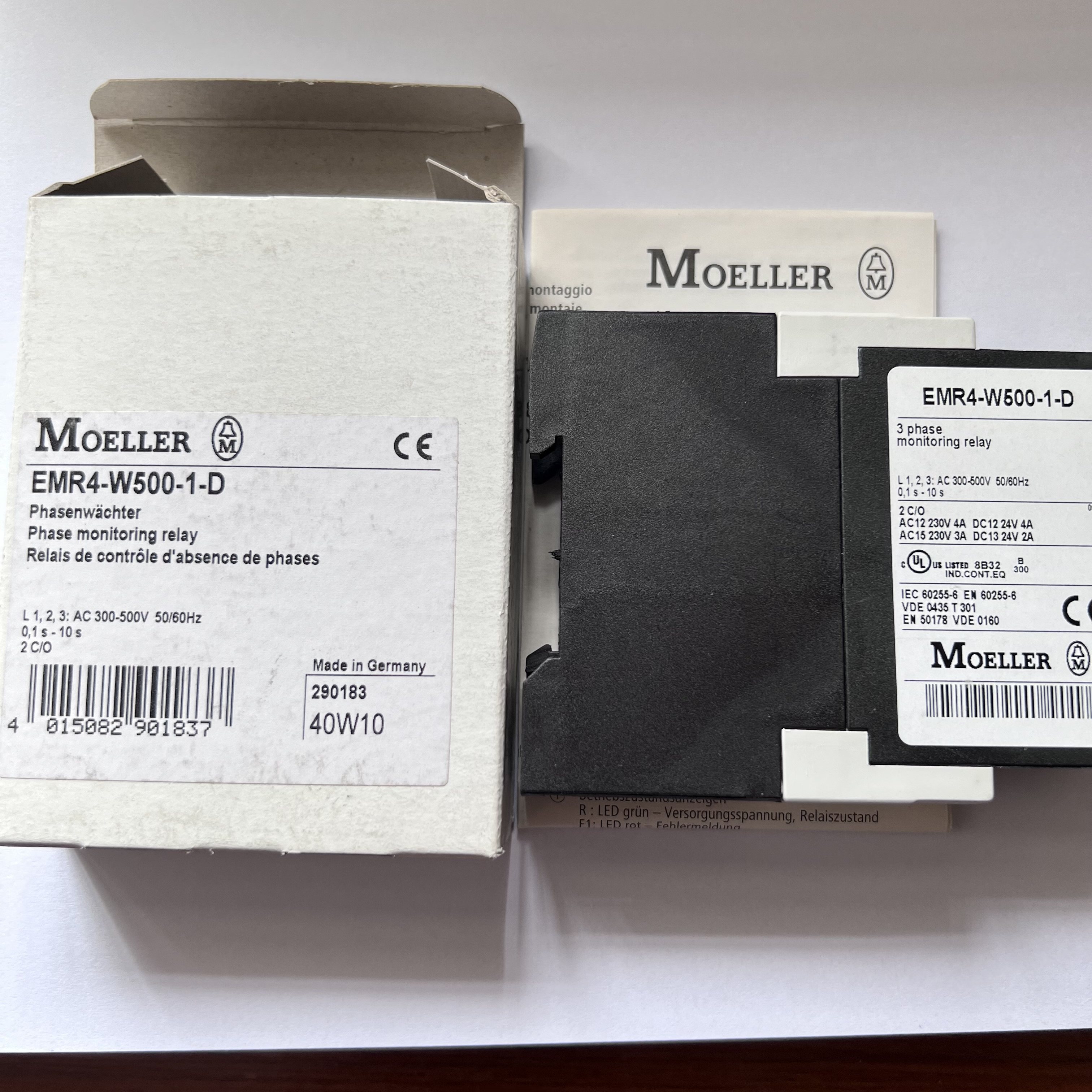 金钟穆勒EMR4-W500-1-D时间继电器：工业界的“时间魔法师”！新手必入神器！-时间继电器-淘宝好物网