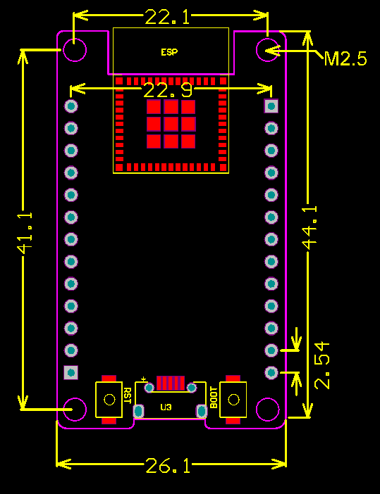 Goouuu-ESP32-­C3 ­MINI模块 WiFi+蓝牙BLE5.0模块开发板-阿里巴巴