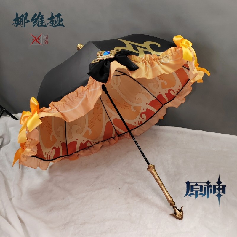 👗 【genshin impact】navia cosplay essential! this umbrella prop will ...