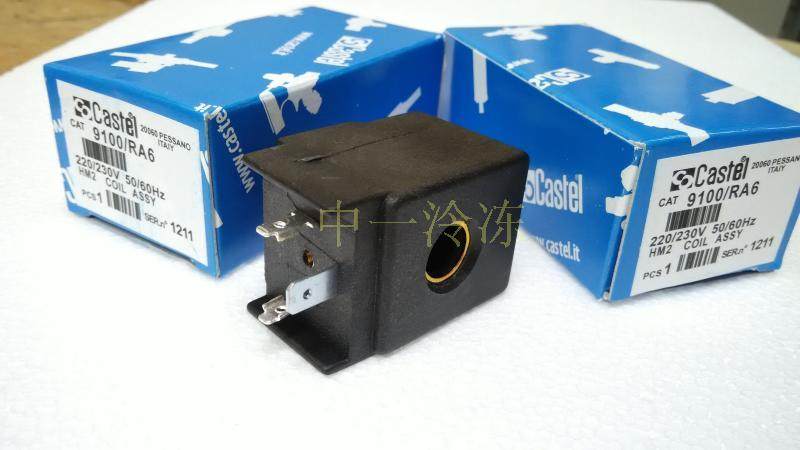 Italy Castel Castel Solenoid valve coil 9100 RA6 Type HM2 220V~230V