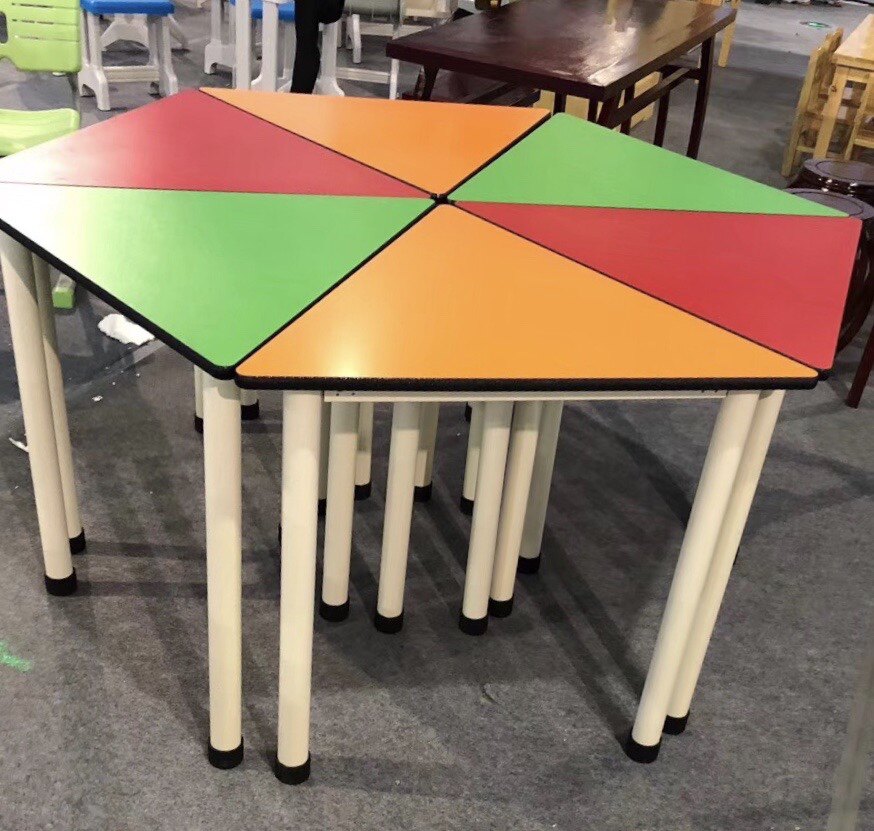 学生培训桌托管班辅导班创意组合桌儿童学习课桌椅洽谈培训桌-阿里巴巴