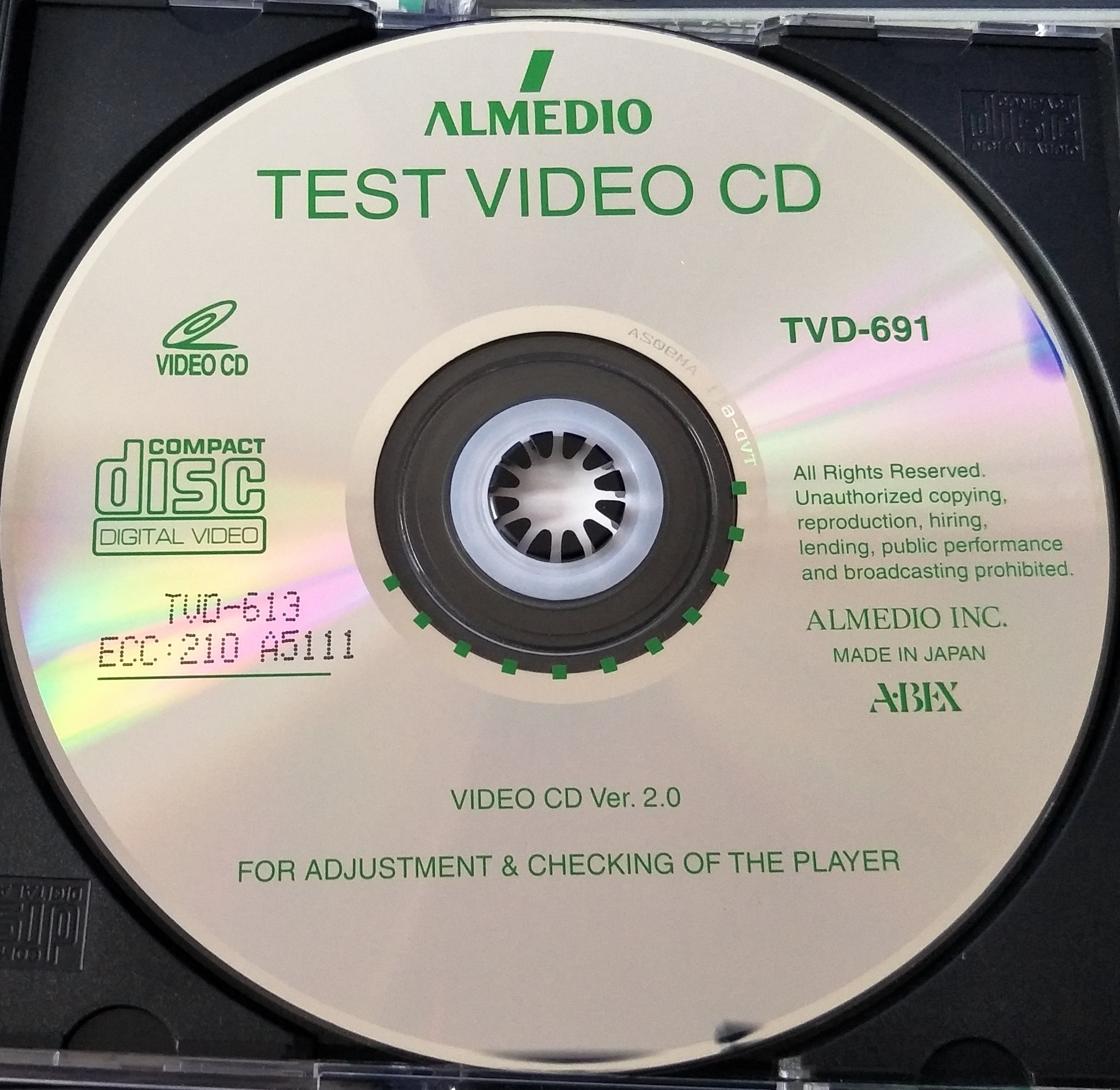ABEX测试碟 TEST CD TCD-781 TCD-782 TCD-783 TCD-784 TCD-785-阿里巴巴