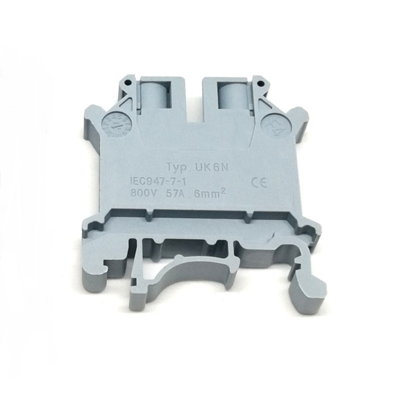 [USD 13.62] Wiring end UK6N card guide rail end row 6 square 57A ...