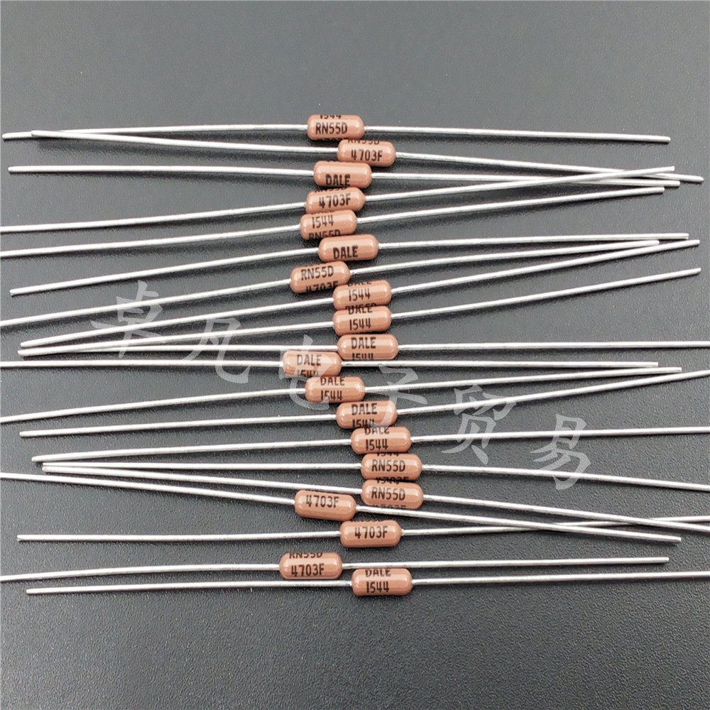 美国产 DALE RN55D 470K 1/4W 0.25W VISHAY 1% 金属膜电阻 4703F