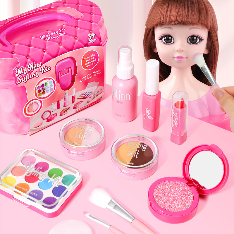 Baby & kids non-toxic makeup set - little girl toy simulation makeup ...
