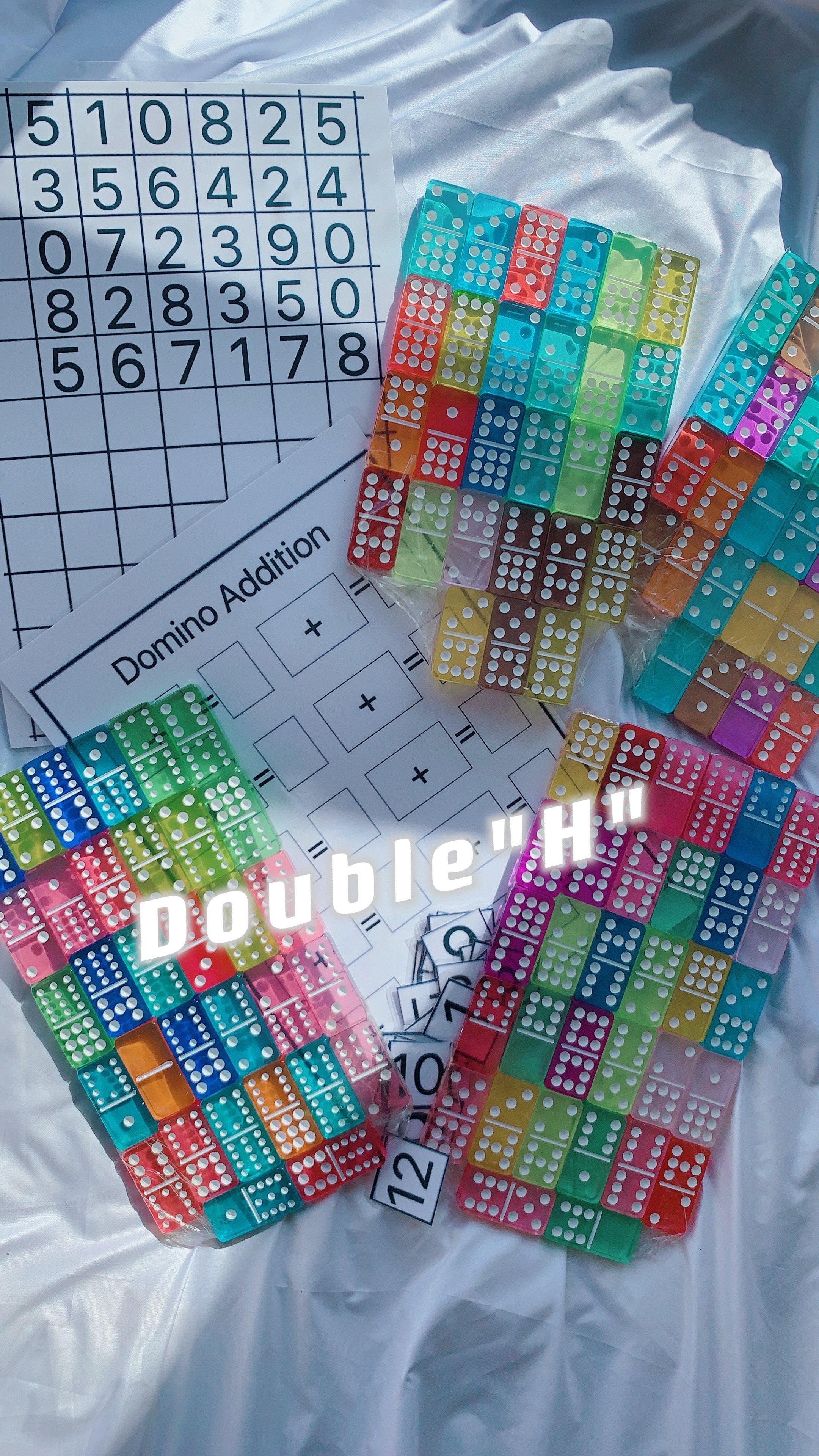 2025's hottest new arrival | colorful transparent dominoes: a must-have ...