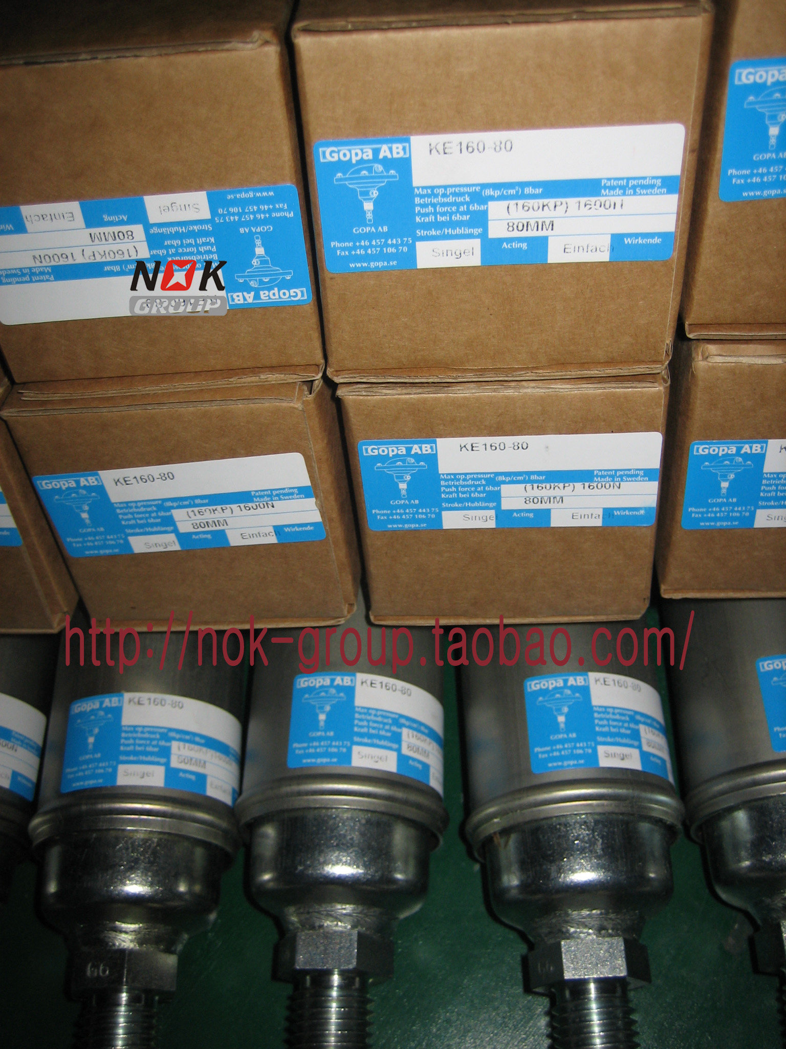 Spot Swedish GOPA cylinder KE160-80 original import
