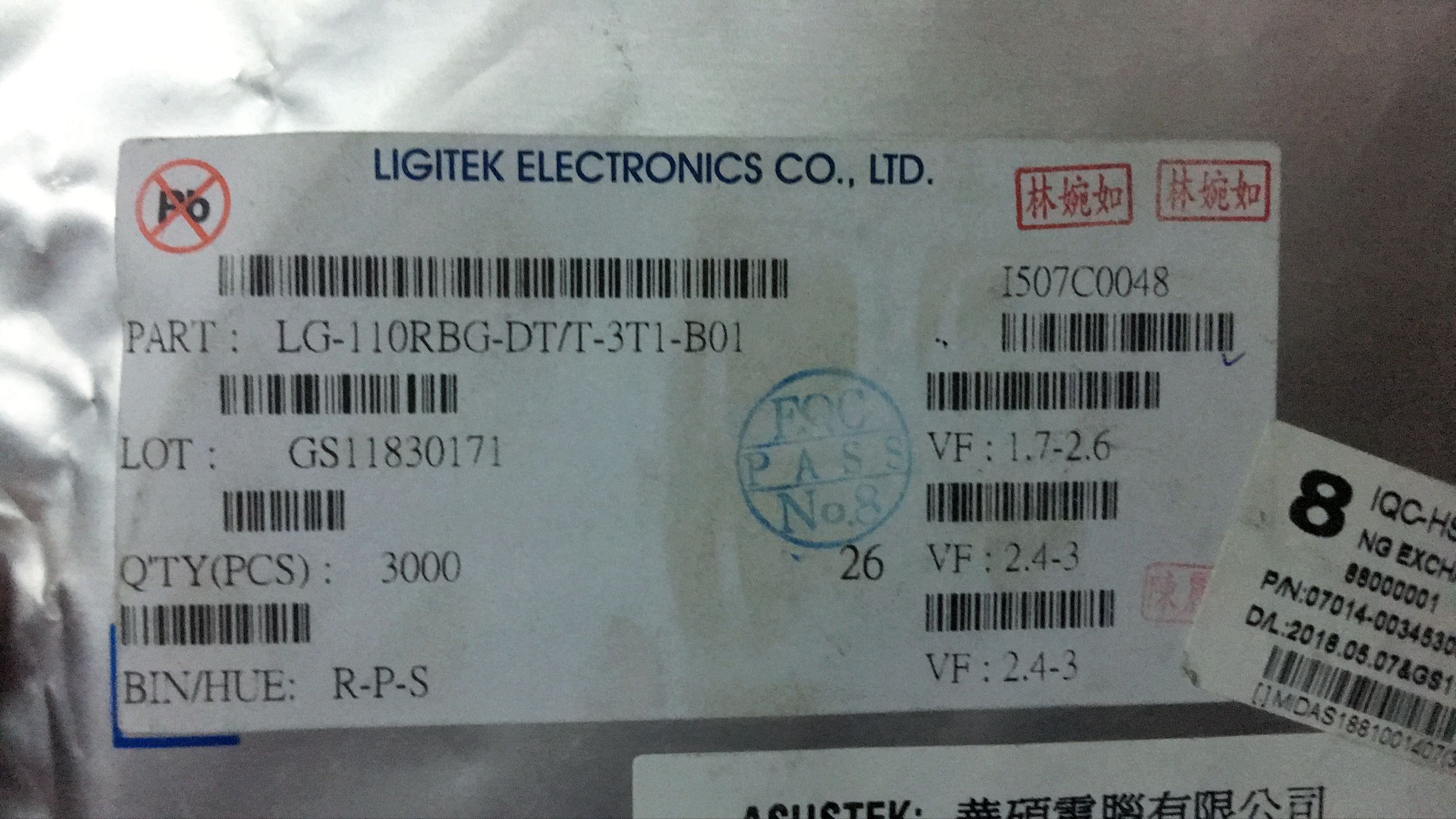 LG-110RBG-DT T-3T1-B01 LIGITEK original side 1204 lantern specifications 3010