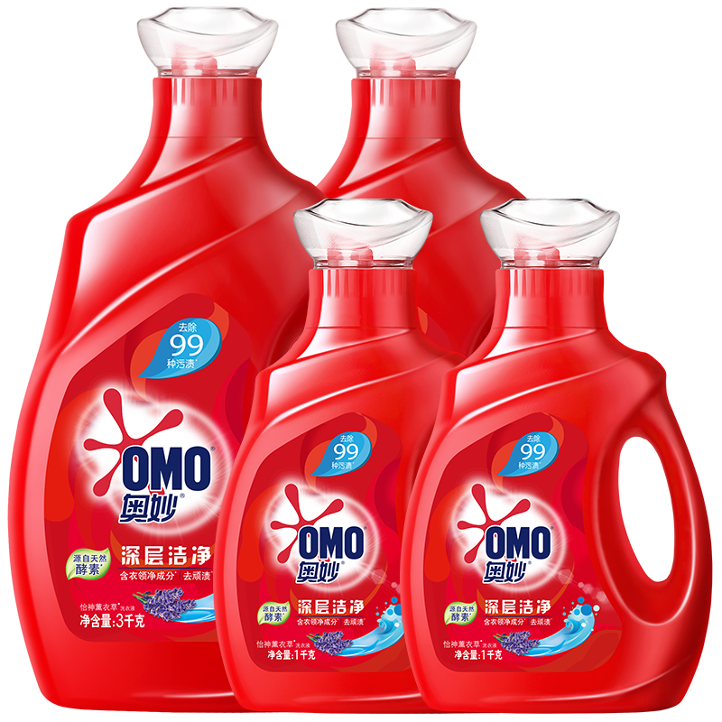 [USD 67.22] Unilever OMO's deep clean laundry liquid washing machine ...