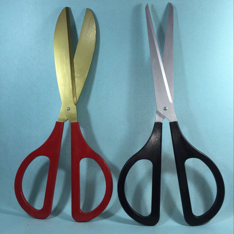Extra large scissors wooden props stage farce douyin same style ...