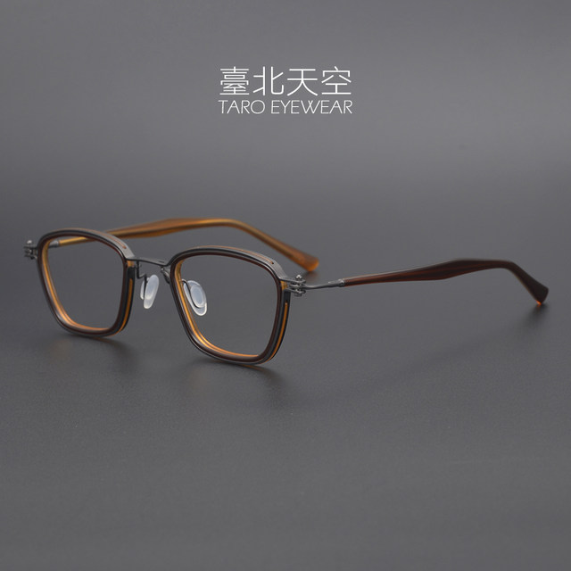 Designer model! Japanese hand -made pure titanium ultra -light men's ...