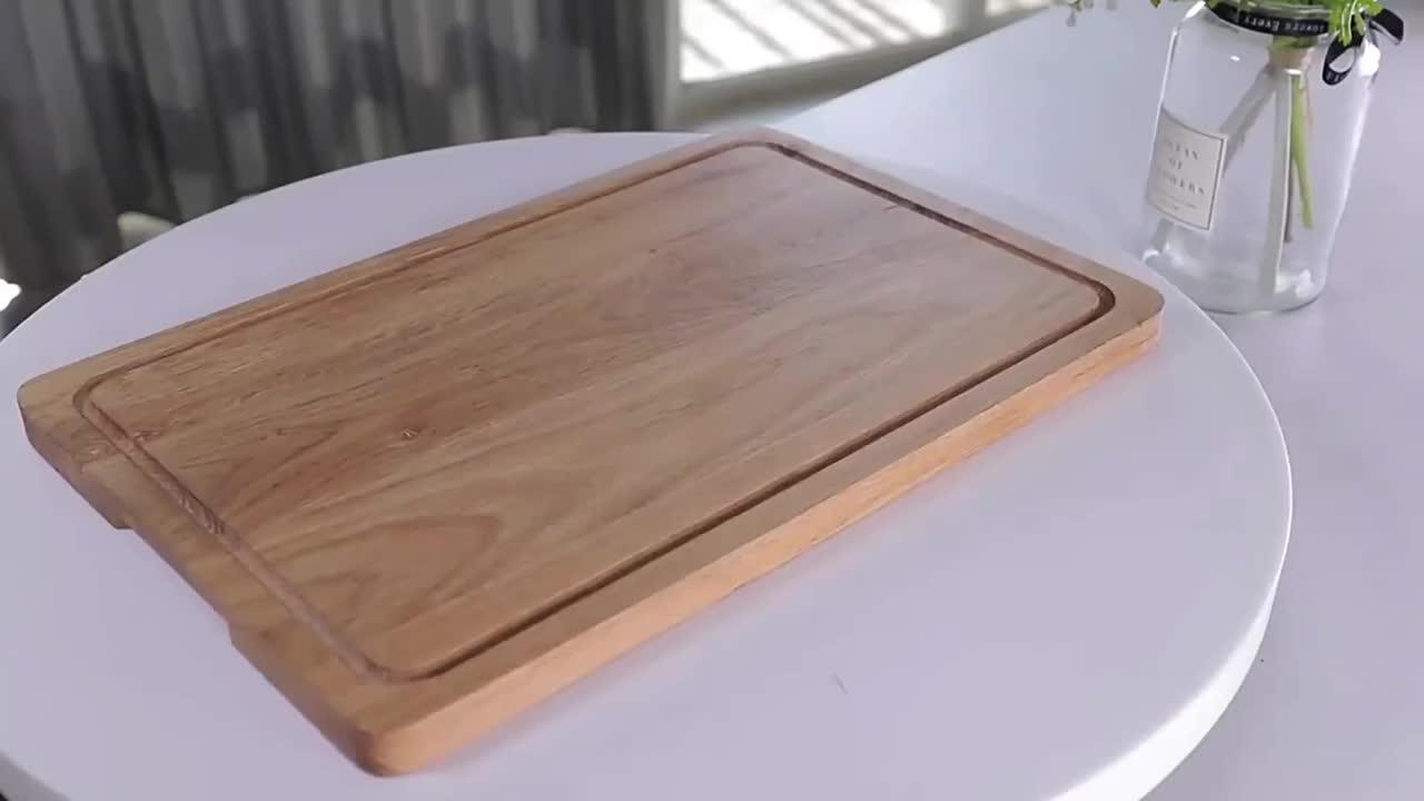 Teak Wood End Grain Cutting Board Butcher Block Counter Top Kitchen ...