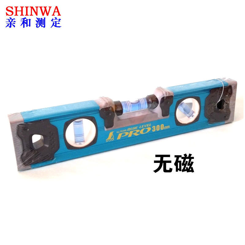Japan affinity level ruler with magnetic SHINWA industrial grade blue ...