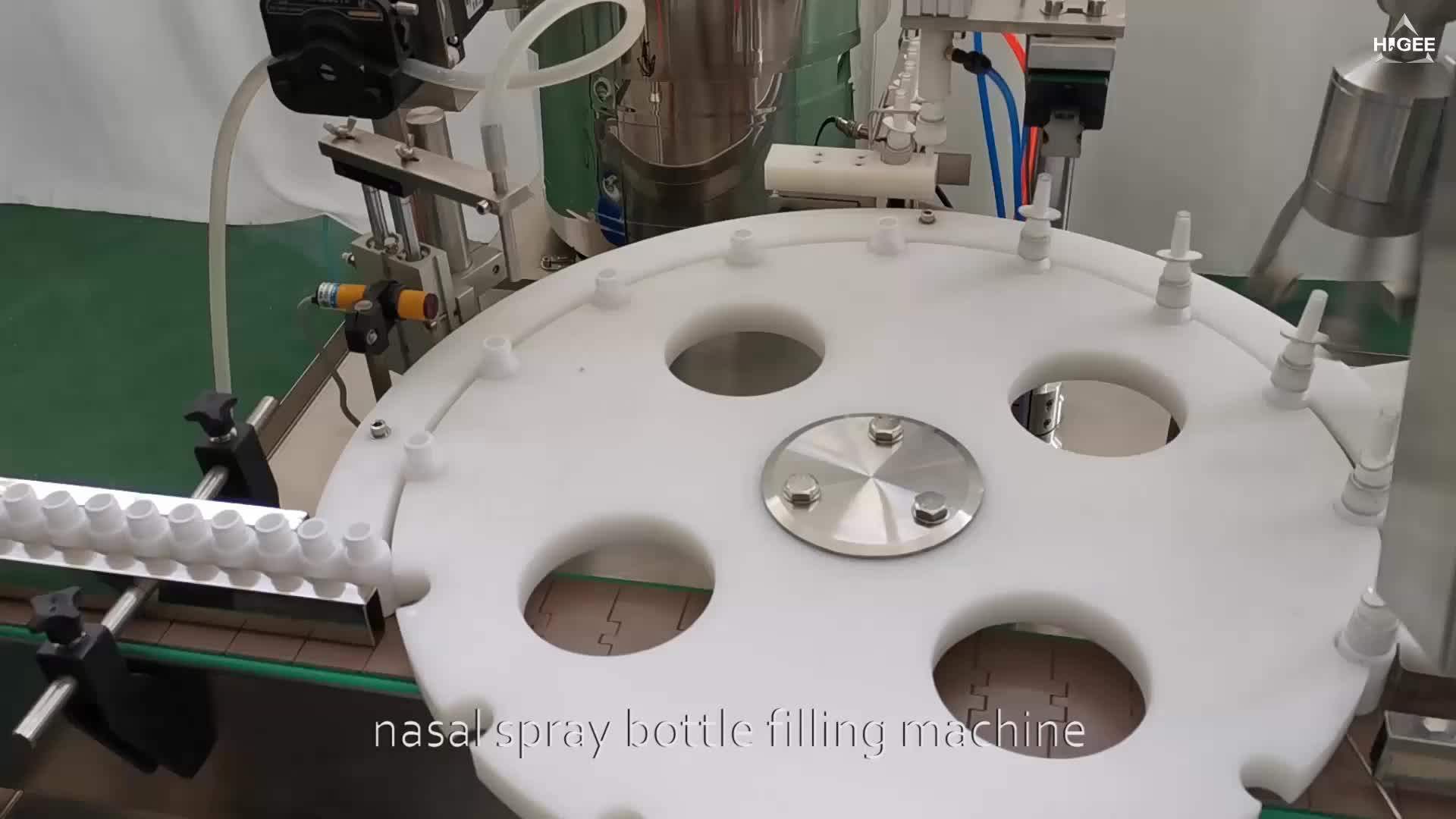 Higee Automatic Star Wheel Type Nasal Spray Bottle Dispenser Capper ...