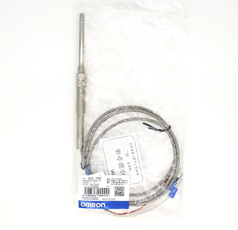 原装欧姆龙热电偶螺纹温度传感器K型 PT100探头E52L-CA1D一P6D M6-阿里巴巴