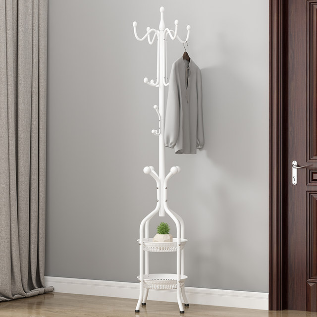 Simple and modern cloak rack floor -to -ceiling rack Rih hanging hanger ...