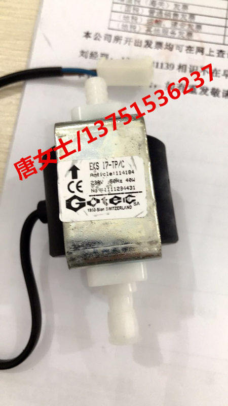 Switzerland GOTEC pump EKS 17-TP C series 114184 pump 230V 50Hz 40W