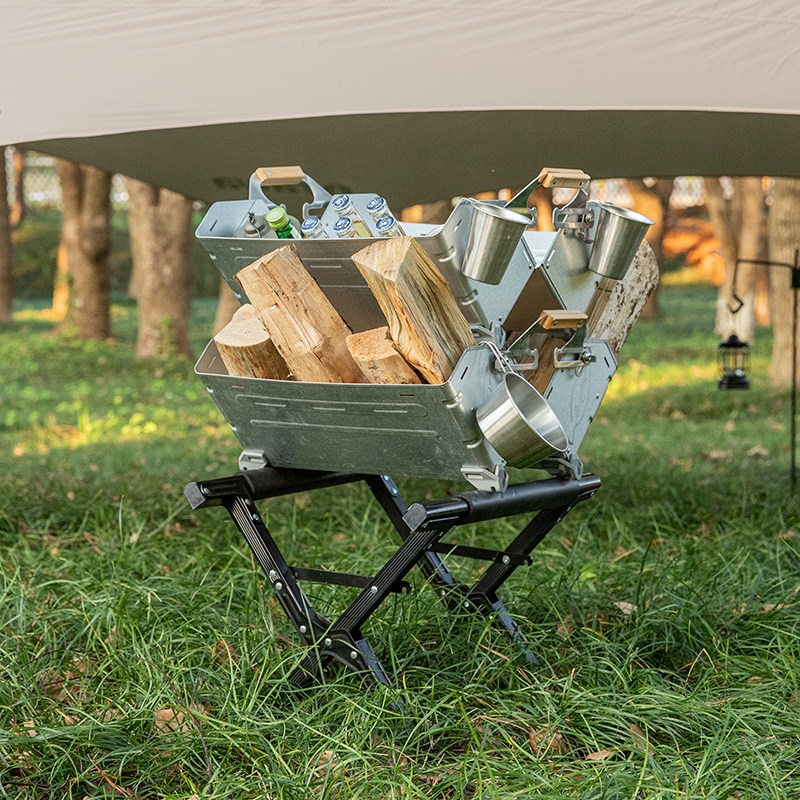 [USD 20.13] Special Offer Outdoor Camping Ice Bucket Rack Aluminum ...