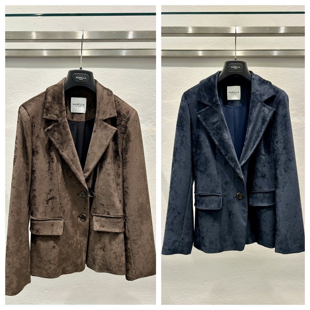 BELLINA意大利代购MARELLA 2025秋冬百搭单排扣西装外套IDALIO