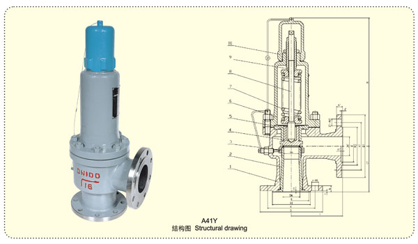 A41H-16C A41Y 弹簧微启封闭式安全阀 DN15 80 100 125 200 300-阿里巴巴