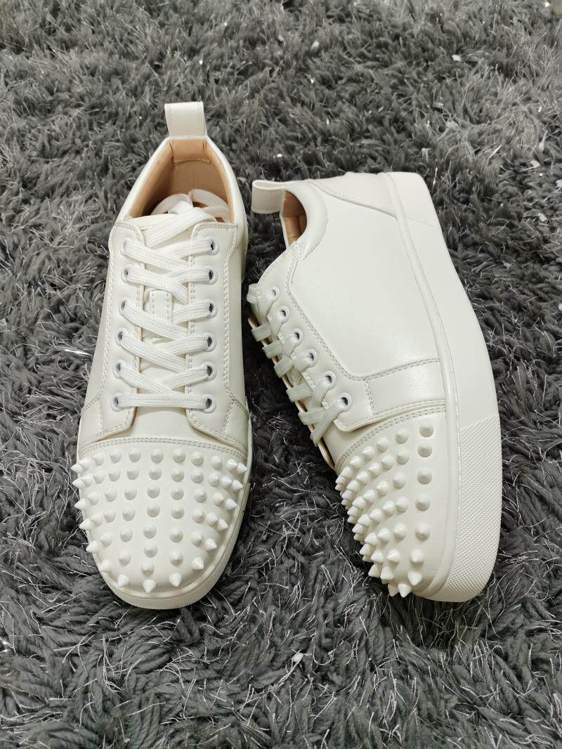 New CL low top men's shoes with rivets, genuine leather straps, thick ...