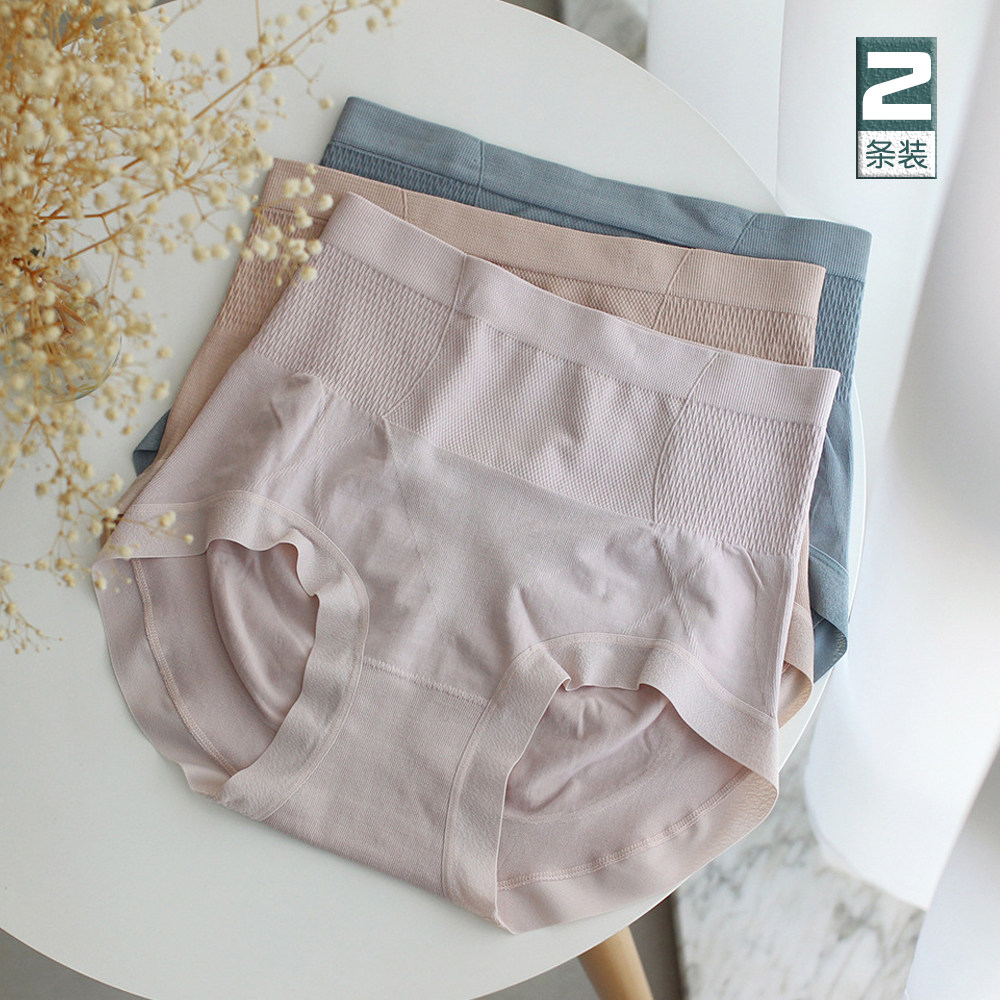 Women's mid-high waist elastic tummy control underwear: say goodbye to ...