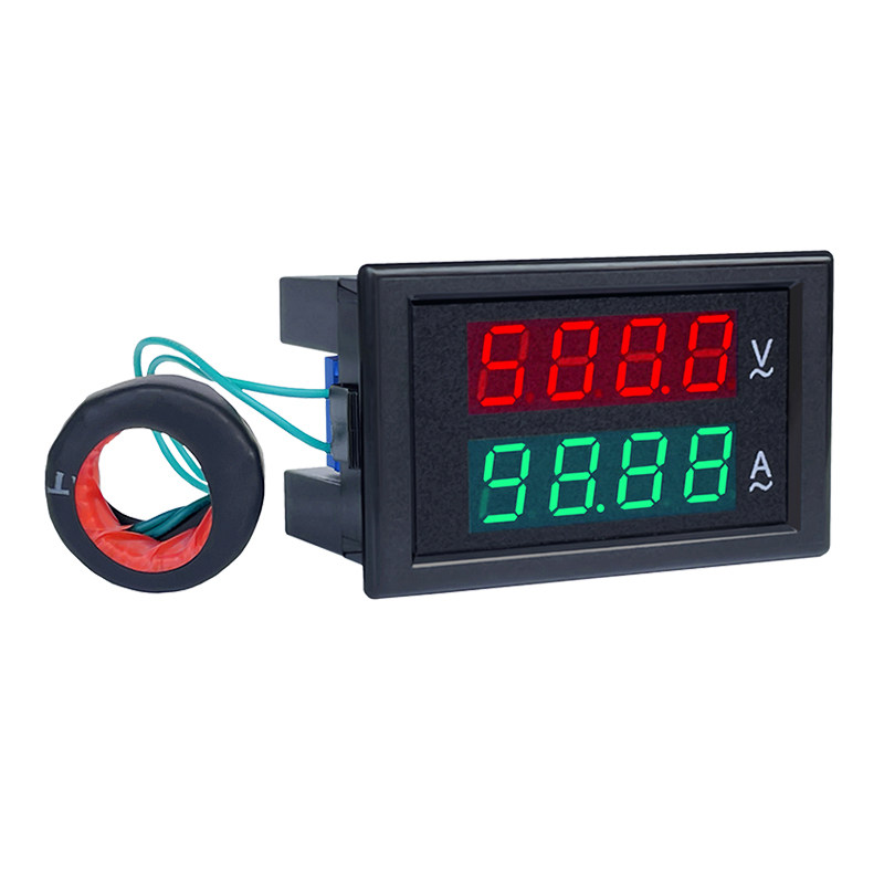 AC voltage current meter digital display 500v100a detector high ...