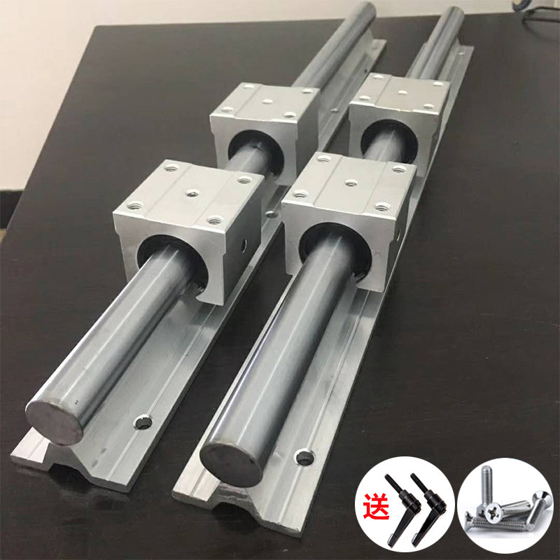 SBR linear aluminum support rail heavy cylindrical slide slide block ...