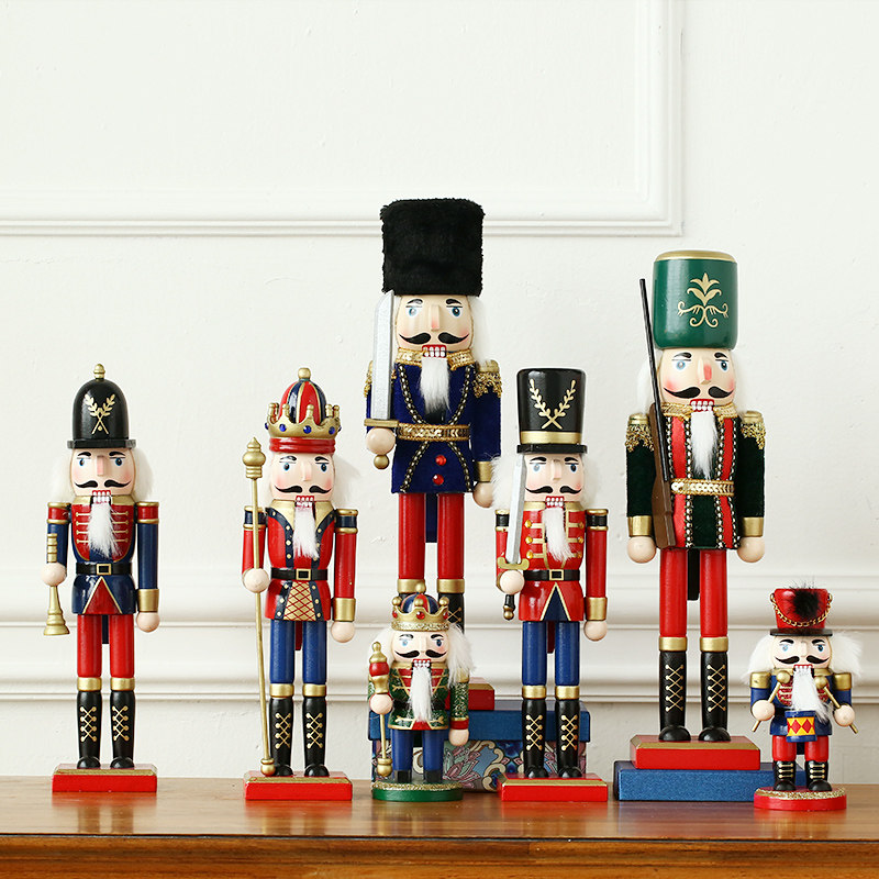 British Nutcracker puppet soldier ornaments Creative room knickknacks ...