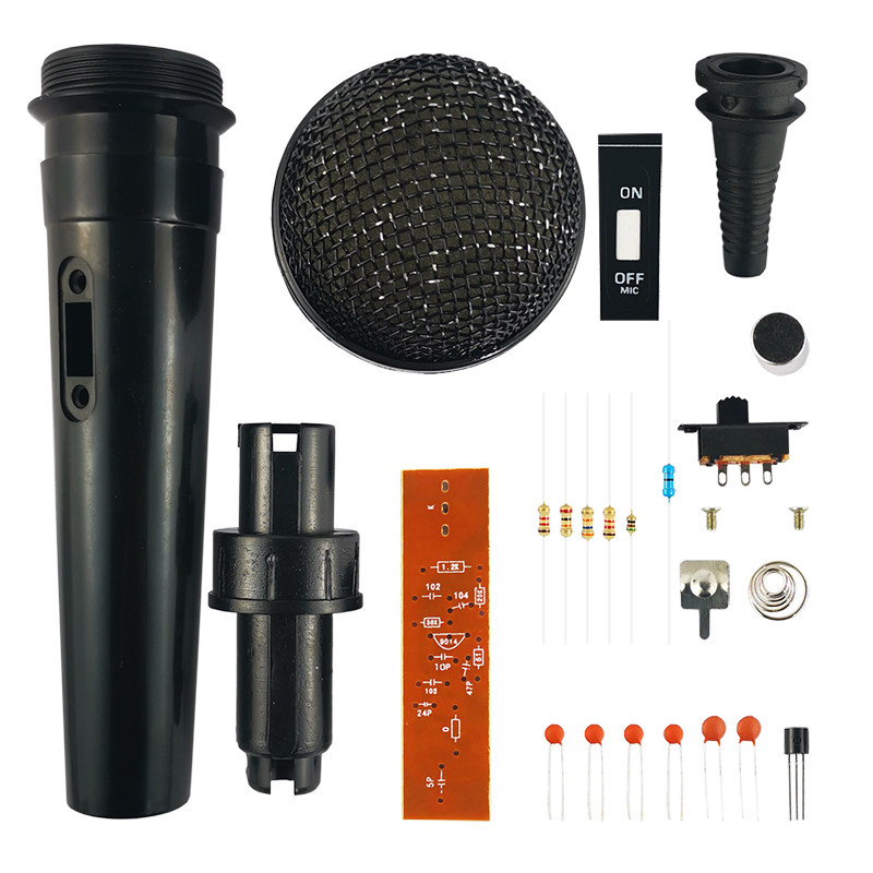 FM Wireless Microphone Kit with Casing for Electronics DIY Assembly ...