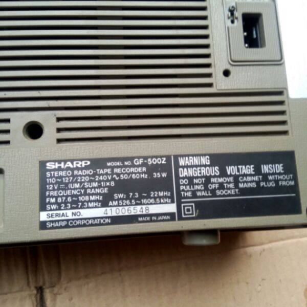 Купить магнитола Шарп ГФ-500 магнитофоны классический автомат, хорошее ...