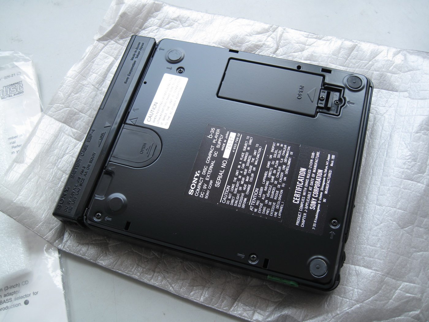 [USD 1624.46] Sony D-35 (D-350) CD Walkman D35 D350 - Wholesale from ...